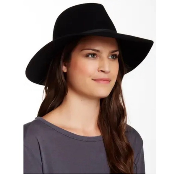 Phenix | Accessories | Phenix Wide Brim Wool Leather Fedora Hat | Poshmark